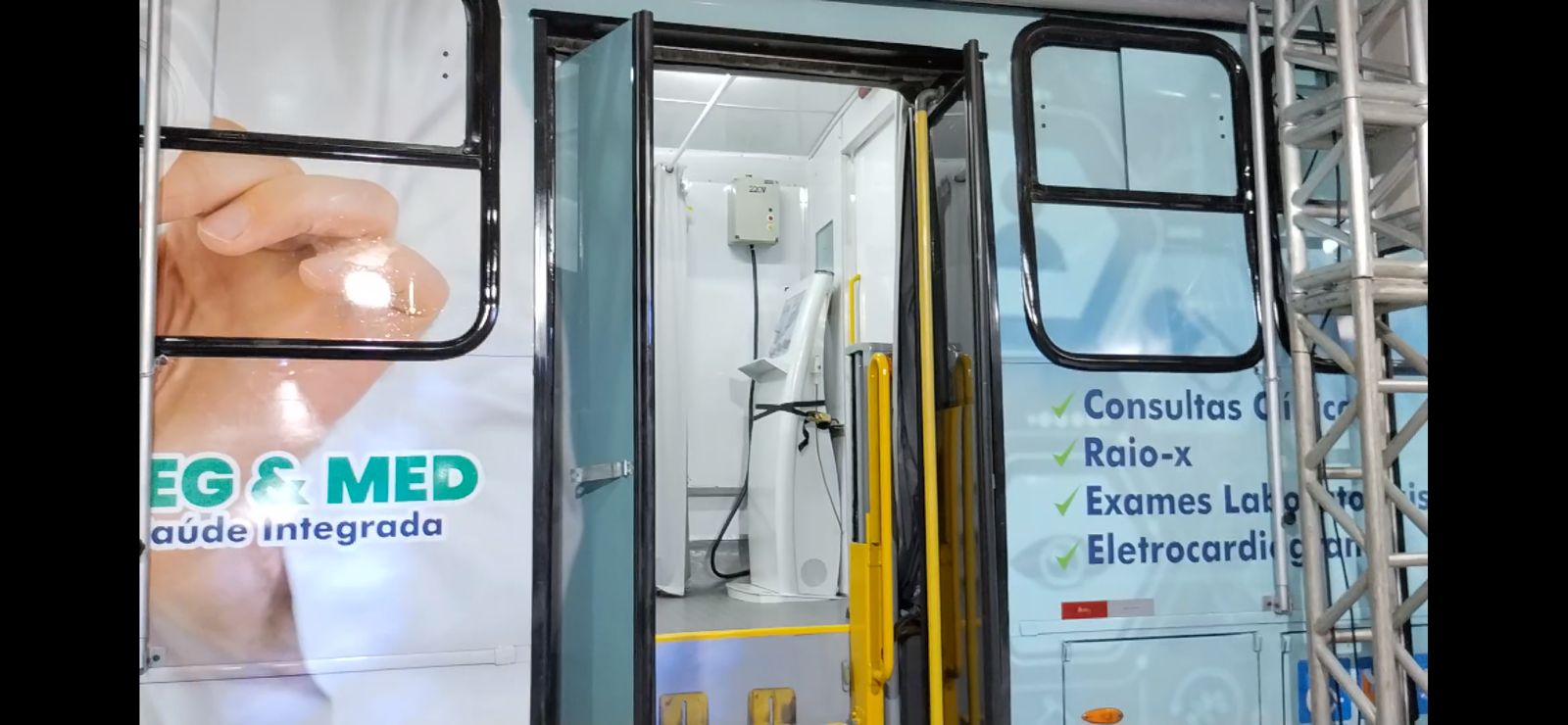 Seg & Med apresenta unidade móvel de saúde disponível para locação