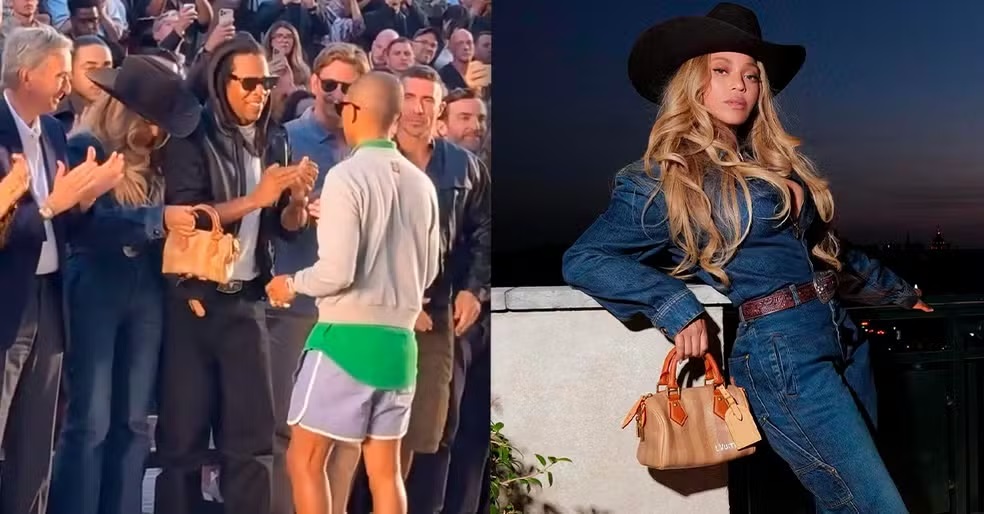 Beyoncé é pega de surpresa e ganha 'mimo' de Pharell Williams diretamente