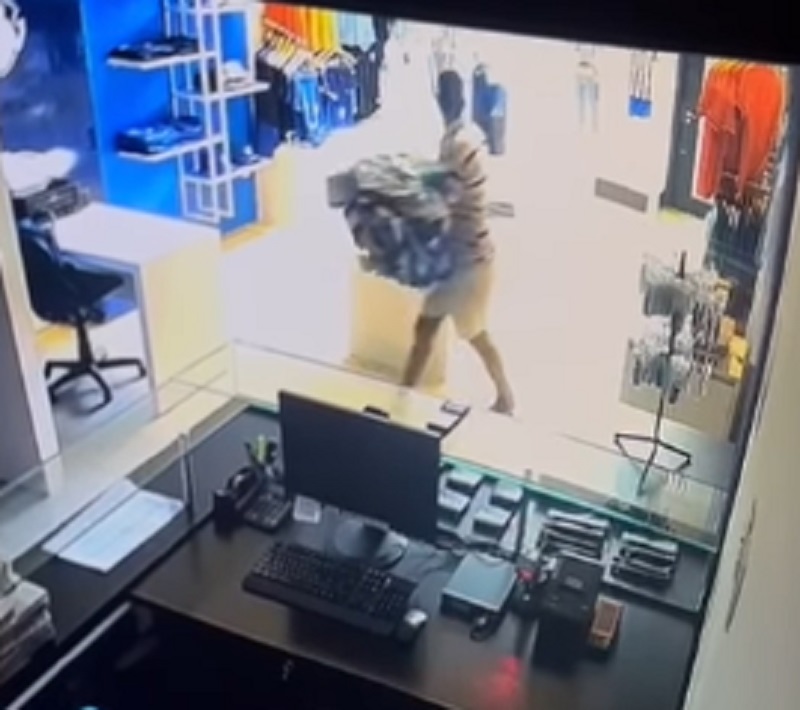Suspeito furta loja do CSA na Jatiúca, após tentar mesmo crime no CRB