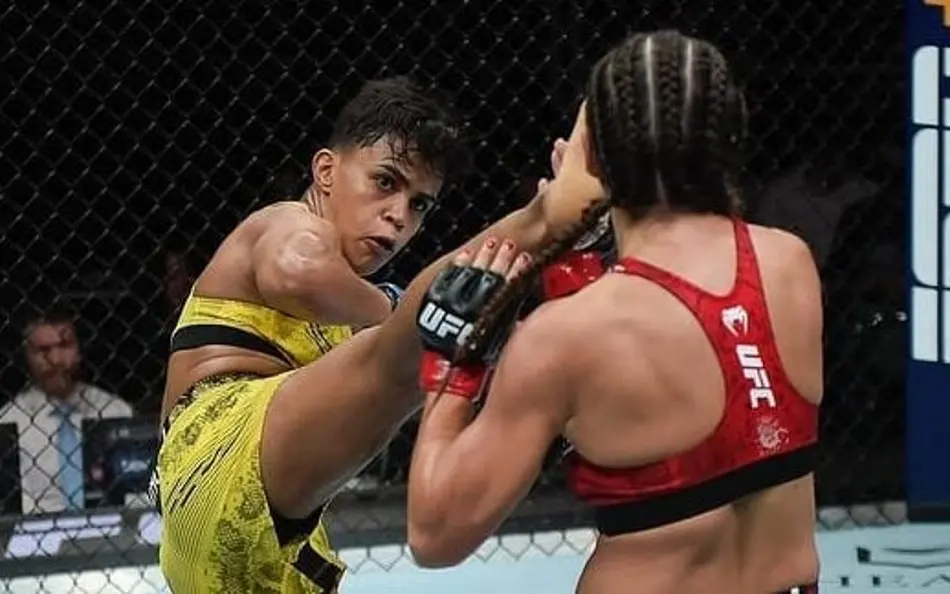 Brasileira do UFC é suspensa após testar positivo em antidoping